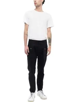 Corneliani Pleated Chino Trousers - Black