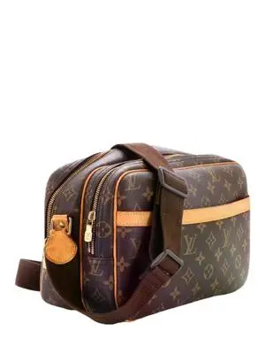 LOUIS VUITTON Monogram Canvas Reporter Pm Bag - Brown