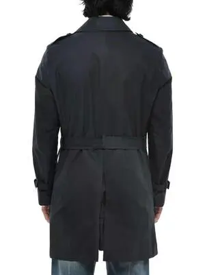 Corneliani Belted Trench Coat - Blue