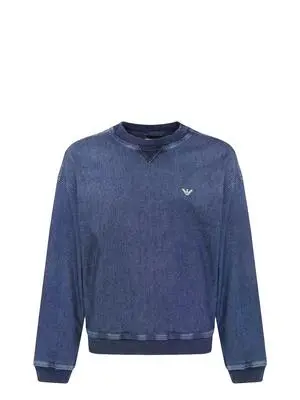 Emporio Armani Denim Sweatshirt - Blue