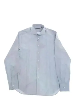 Corneliani French-collar Oxford Shirt - Blue
