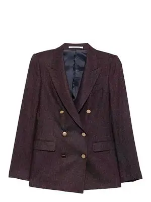 Tagliatore Double-breasted Blazer - Red