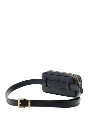 Miu Miu 2010-2026 Calfskin Softy Beau Belt Bag - Black