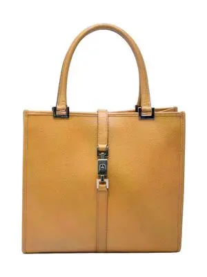 Gucci 2000-2015 Calfskin Jackie Handbag - Brown