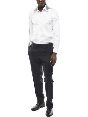Corneliani Academy Virgin Wool Trousers - Blue