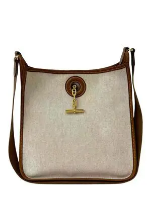 Hermès 1990-2010 Toile H And Barenia Vespa Pm Crossbody Bag - Neutrals