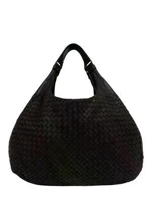 Bottega Veneta Large Nappa Intrecciato Hobo Bag - Brown