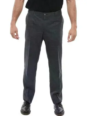 Corneliani Linen-blend Belt-loop Trousers - Grey