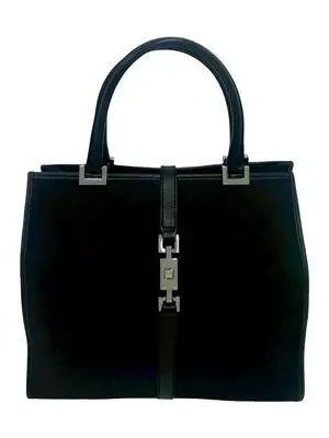 Gucci 2000-2015 Gg Canvas Jackie Handbag - Black