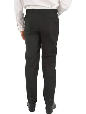 Corneliani Virgin Wool Poplin Trousers - Grey