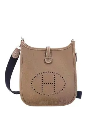 Hermès Evelyn Bag Gen Iii Clemence Tpm Crossbody Bag - Grey