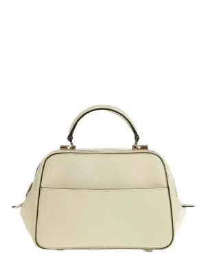 VALEXTRA Leather Tote Bag - Neutrals