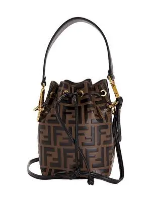 FWRD RENEW Fendi Ff 1974 Mini Mon Tresor Bucket Bag - Brown