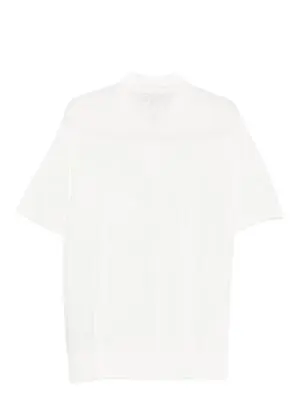 Emporio Armani Knitted Polo Shirt - Grey