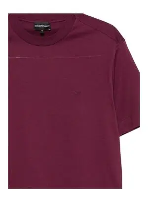 Emporio Armani Logo Cotton T-shirt - Red