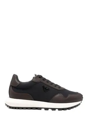 Emporio Armani Logo Sneakers - Blue