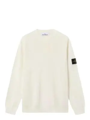 Stone Island Stone Island 5100029 Micro Stitch Soft Organic Cotton Jumper Neutrals