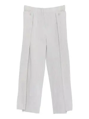 Issey Miyake Motion Blur Pleated Trousers - Grey
