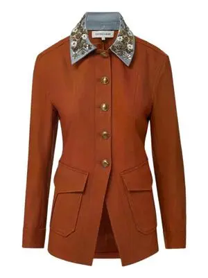 Veronica Beard Laramie Dickey Jacket - Orange