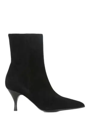 SERGIO LEVANTESI Pointed-toe Suede Boots - Black
