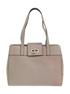 Furla Amelia Large Leather Tote Bag - Neutrals