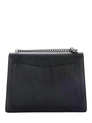 Gucci Gucci Dionysus Leather Medium Shoulder Bag Black