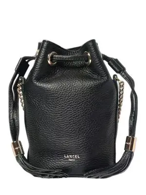 LANCEL Tassel-detail Chain-link Bucket Bag - Black