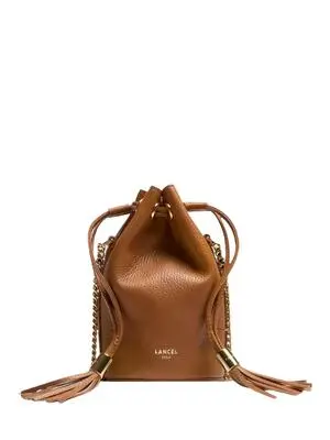 LANCEL Lancel Bucket Bag With Tassel Detail And Chain-Link Strap