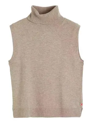 Chinti & Parker High-neck Sleeveless Sweater - Neutrals