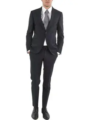 Corneliani Cerim Shawl-lapel Wool Suit - Blue