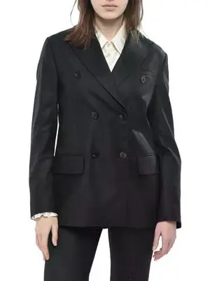 SLOWEAR Montedoro Double-breasted Blazer - Black