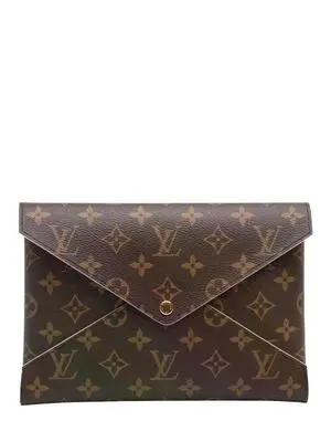 LOUIS VUITTON Monogram Pochette Kirigami Gm Clutch Bag - Brown