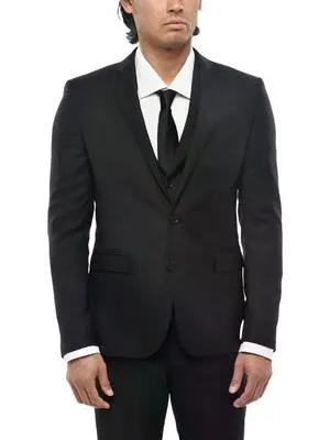 Corneliani Peak-lapel Single-breasted Jacket - Black
