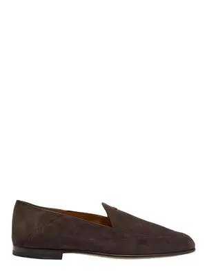 TOD'S Suede Loafers - Brown