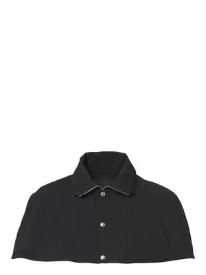 Prada Re-nylon Cropped Cape Jacket - Black