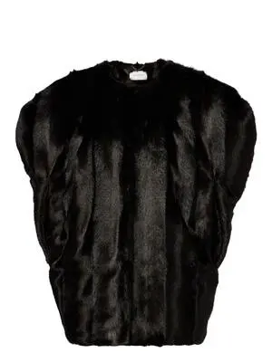 Magda Butrym Oversized Vest - Brown