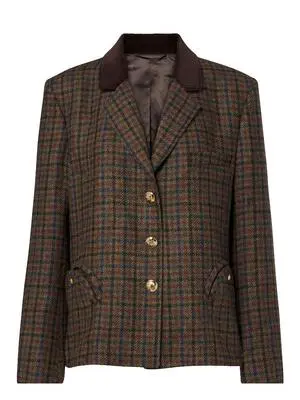 BLAZÉ MILANO Virgin Wool Blazer - Multicoloured