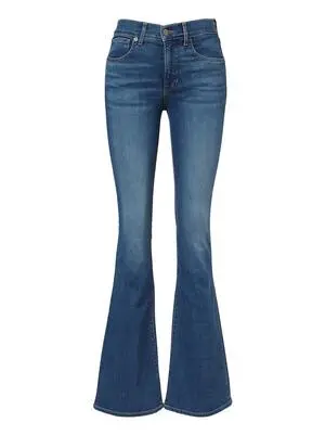 Veronica Beard Beverly Flared Jeans - Blue