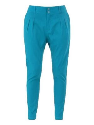 CONQUISTA Tailored Harem Style Pants - Blue