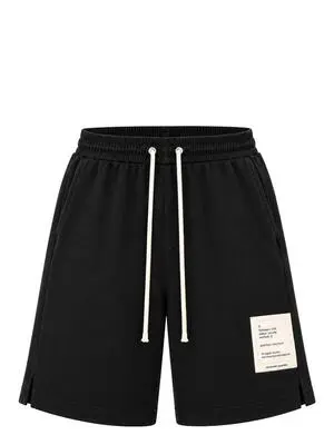 MYSIMPLICATED Oversized Cotton Bermuda Shorts With Drawstring Waist