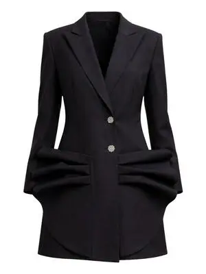 LUMINA ELIGMA The Alien Blazer Dress - Black