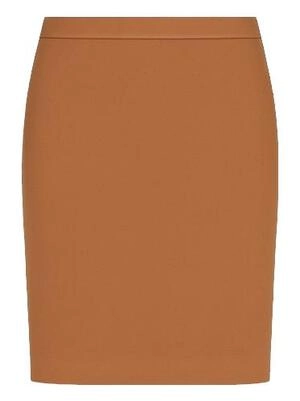 CONQUISTA Winter Pencil Skirt - Brown