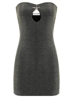 SOIRÉE MIAMI BEACH Sofia Lurex Dress With Starfish Accent - Black