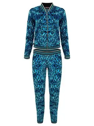 MAUI X LOLITA Sasha Velour Tracksuit - Blue