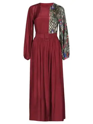 MAISON QALA The Epilogue Maxi Dress - Red