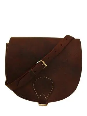 BERBER LEATHER Saddle Bag - Brown