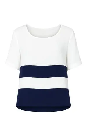 CONQUISTA Short Sleeve Top - Blue