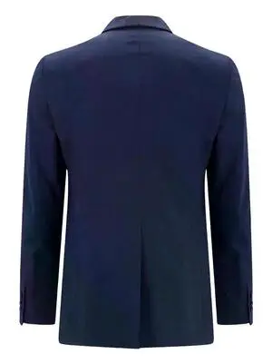 Tagliatore Satin-trim Three-piece Suit - Blue