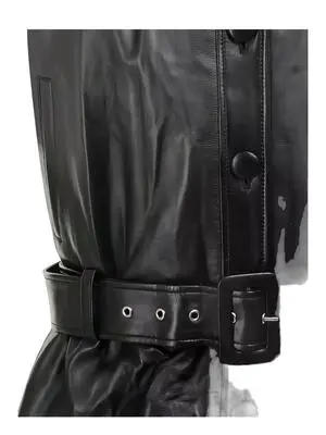 JACOB LEE Hooded Belted Vest - Black