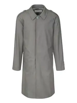 GOD'S TRUE CASHMERE Gemstone-embellished Cashmere Coat - Grey